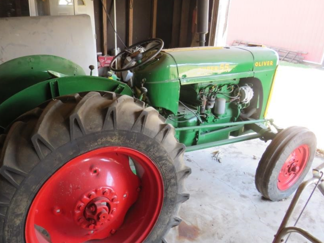 SOLD - 1956 Oliver Super 55 Tractors with 36 HP | Tractor Zoom