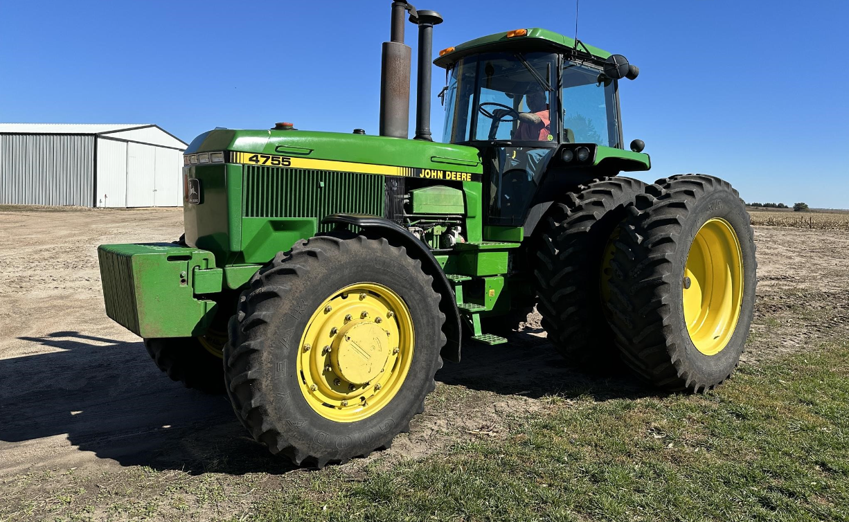 SOLD - 1990 John Deere 4755 Tractors with 7,802 Hrs | Tractor Zoom