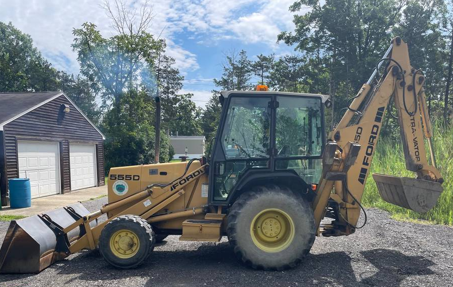 SOLD - 1994 Ford 555D Construction Backhoe Loaders | Tractor Zoom