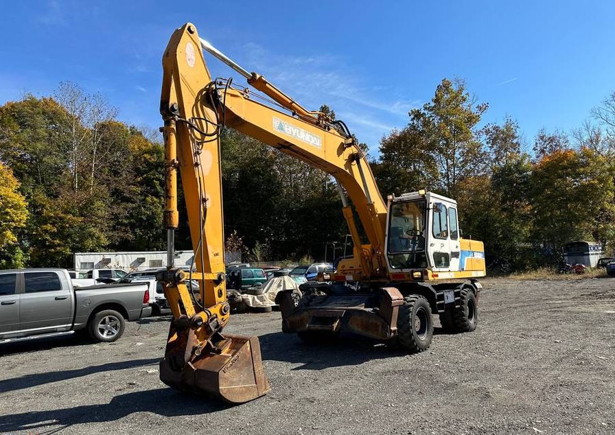 1995 Hyundai Robex 200W 2 Construction Wheel Excavators for Sale ...