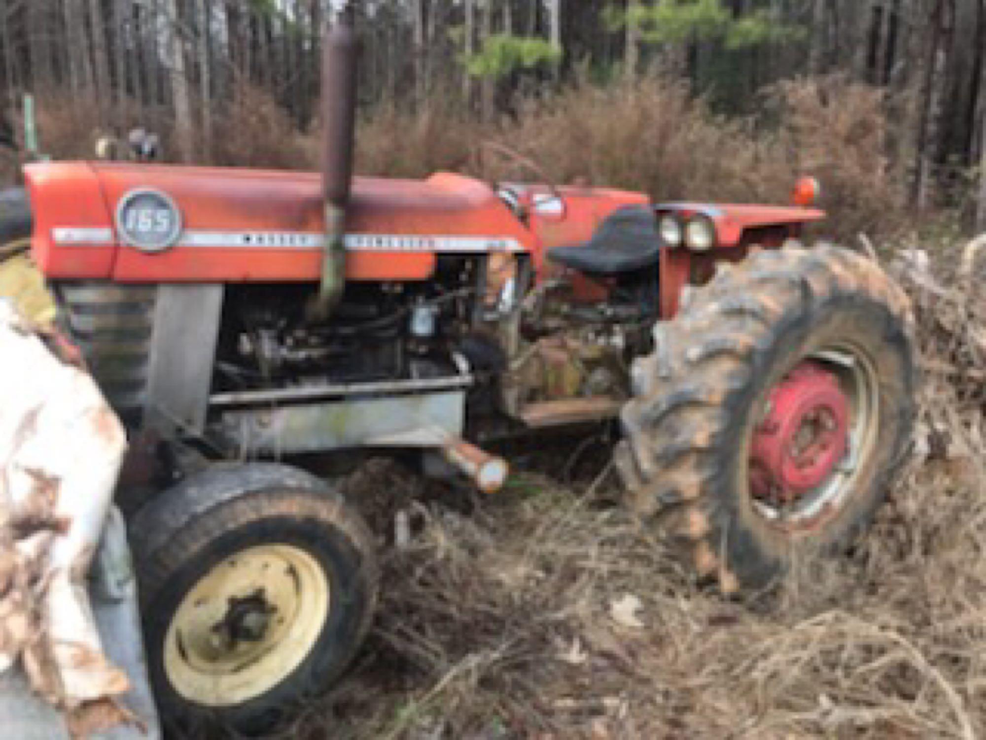SOLD - Massey Ferguson 165 Tractor w/ Loader Tractors with 58 HP ...