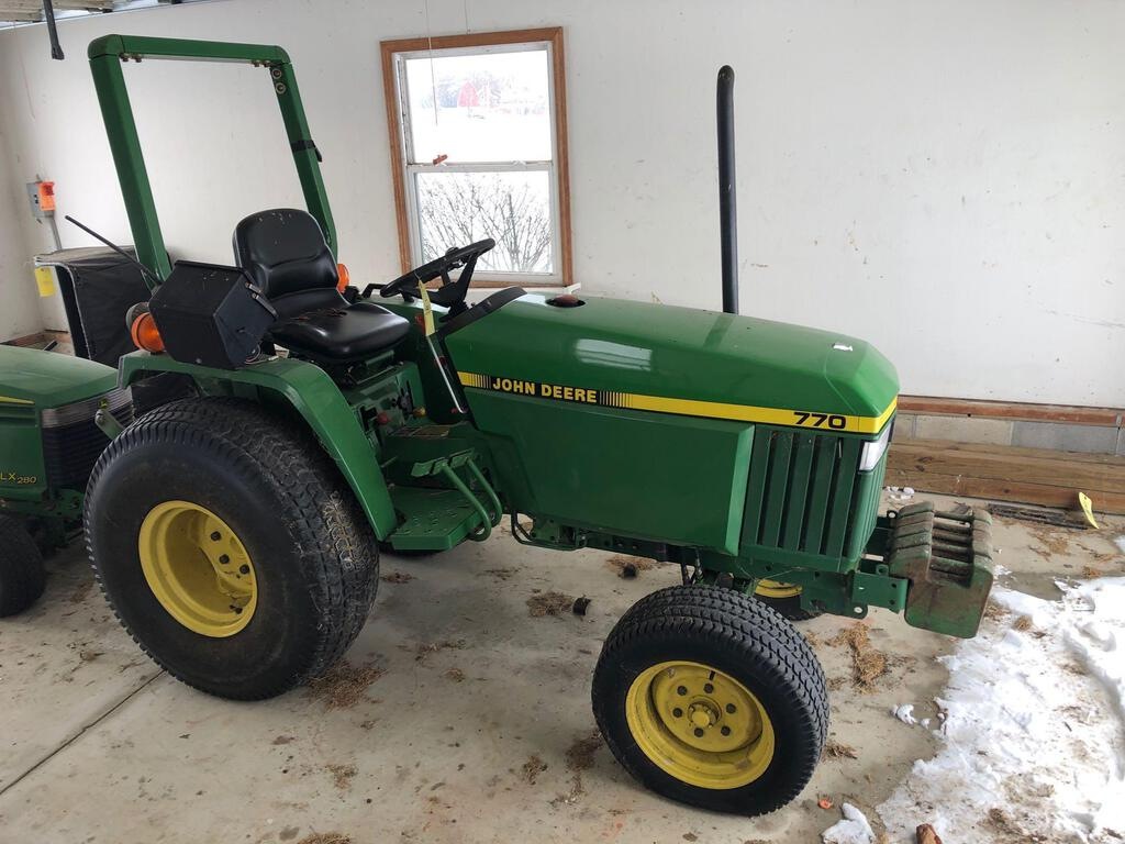 SOLD - 1990 John Deere 770 Tractors Less than 40 HP | Tractor Zoom