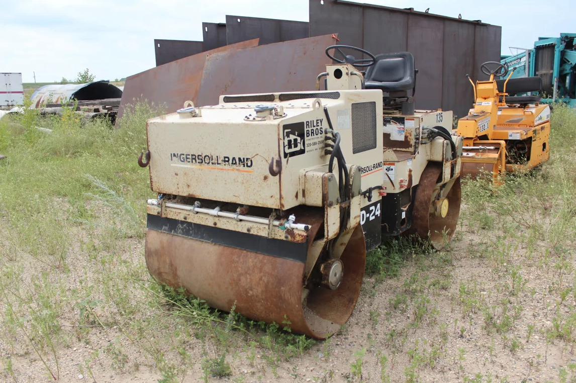 SOLD - Ingersoll Rand DD24 Construction Drum Rollers | Tractor Zoom