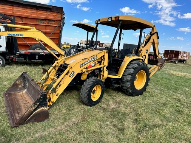 SOLD - John Deere 110 Construction Backhoe Loaders | Tractor Zoom