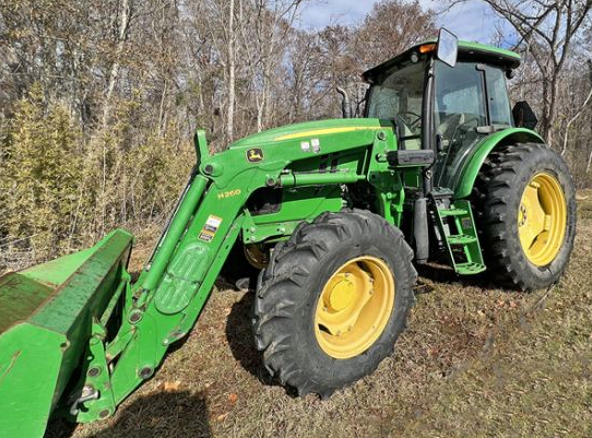 John Deere 6115D Tractors 100 to 174 HP for Sale | Tractor Zoom